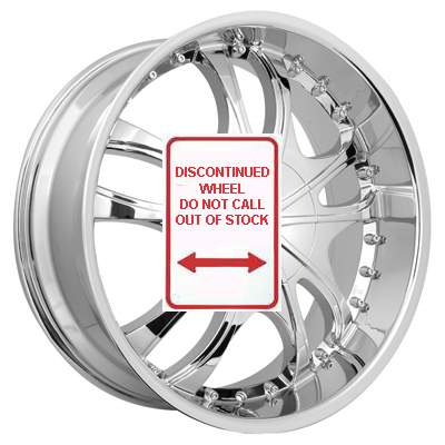 51Fifty Madison 769 Wheels, 5150 Wheel Design Chrome & Black Rims for ...