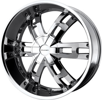 Kubic KM653 KMC Wheels Chrome Finish Rims for sale, 20 Inch, 22 Inch ...
